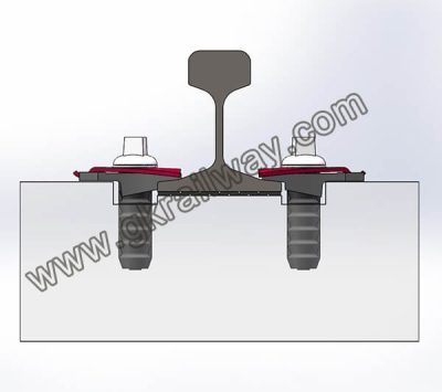 Fixation des rails aux traverses - GK Railway