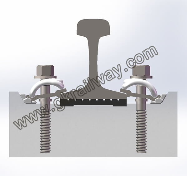 Rail Fastening System type II - GK Railway